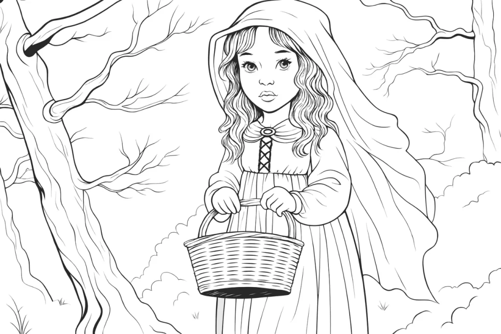 Little Red Riding Hood Coloring Pages