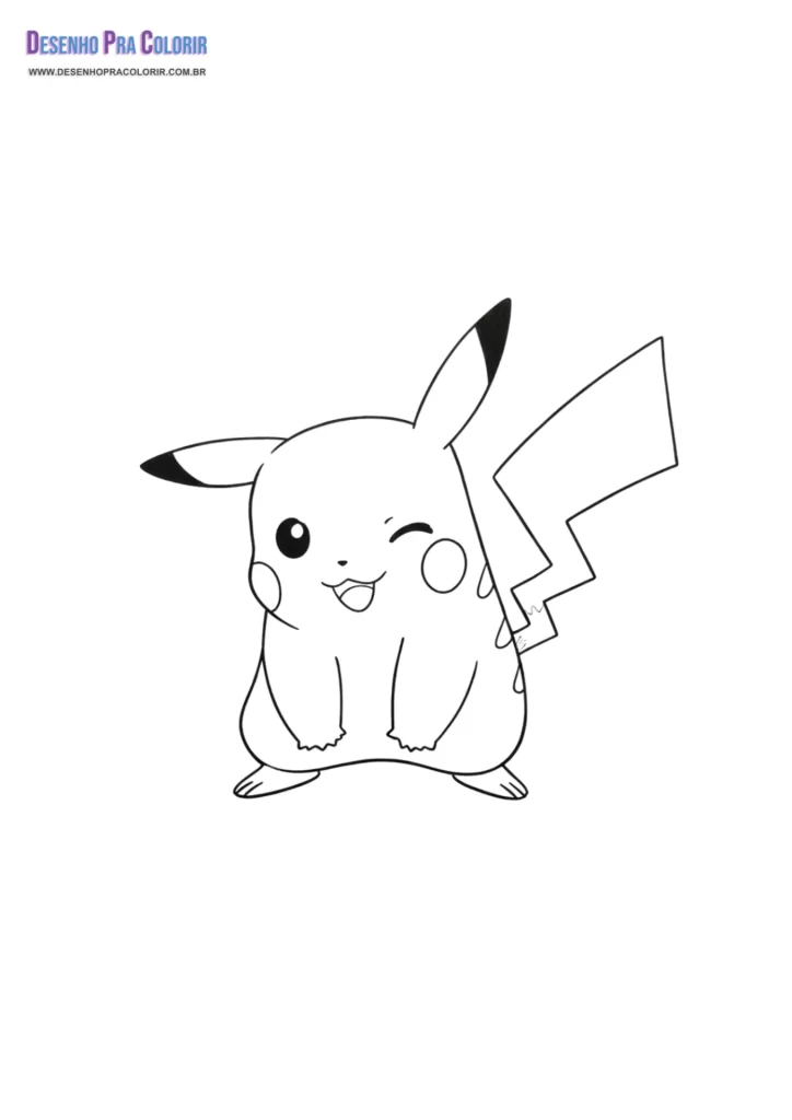Pikachu Coloring Pages