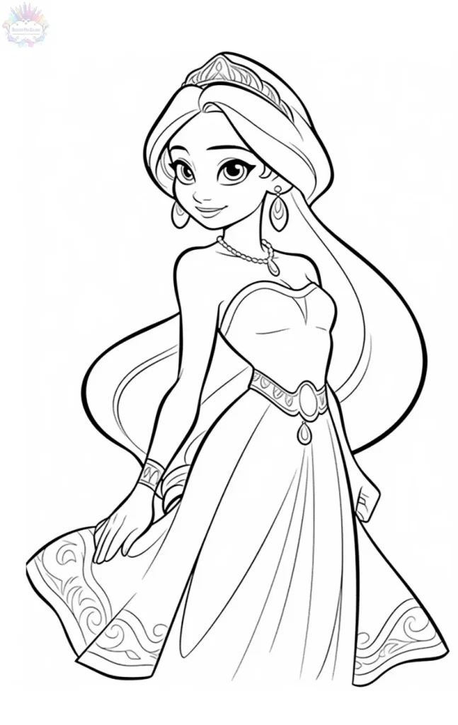 Princess Coloring Pages