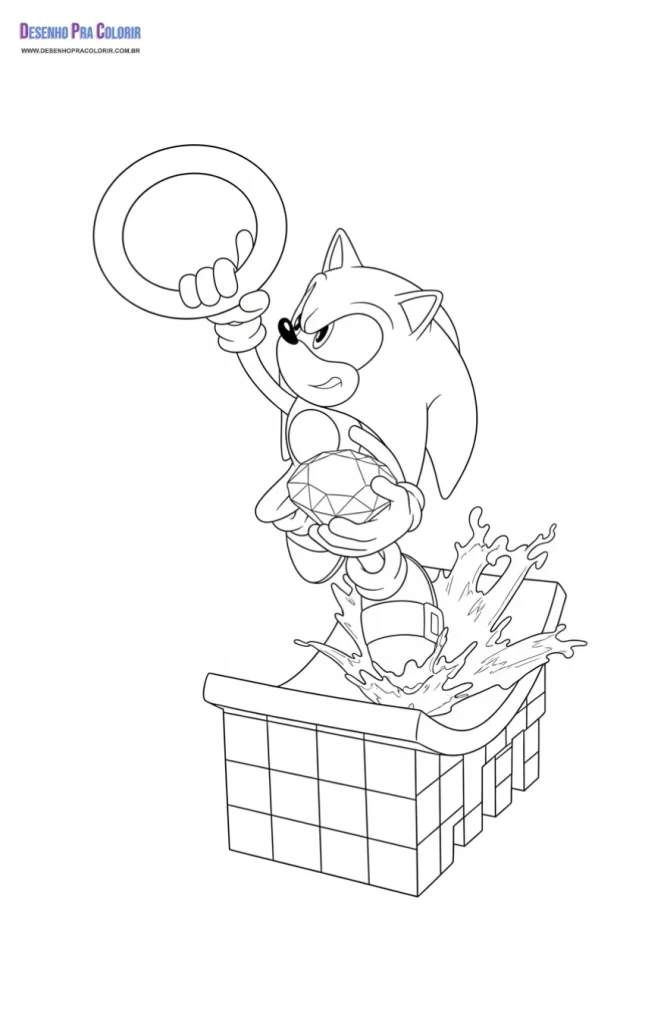 Sonic Coloring Pages