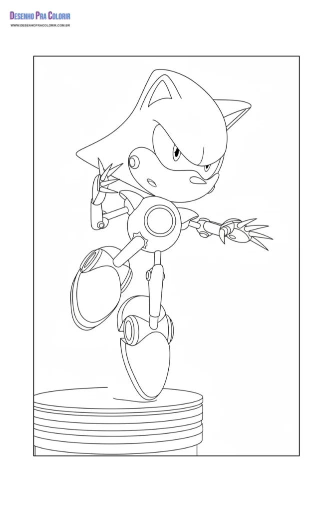 Sonic Coloring Pages