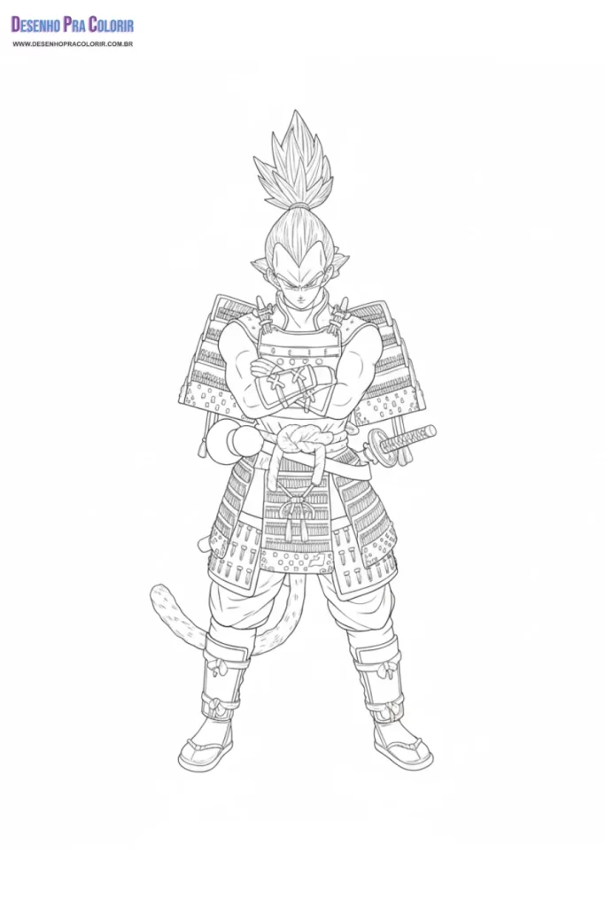 Vegeta Coloring Pages