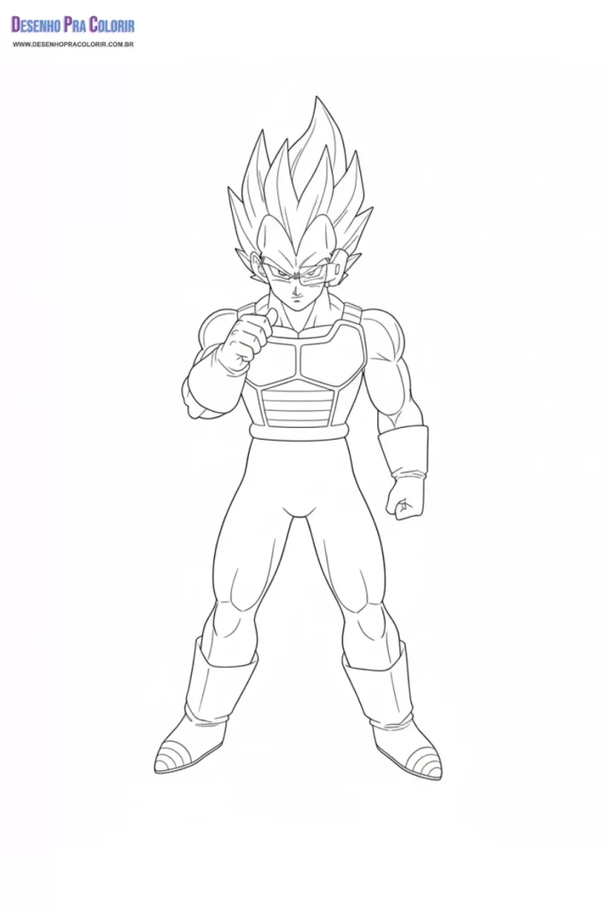 Vegeta Coloring Pages
