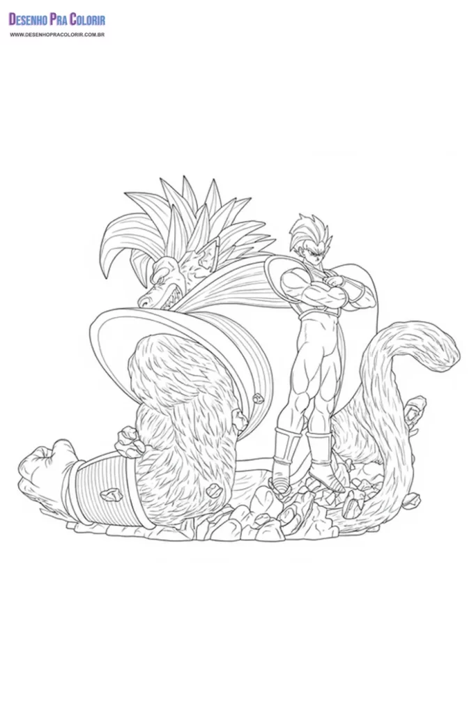 Vegeta Coloring Pages