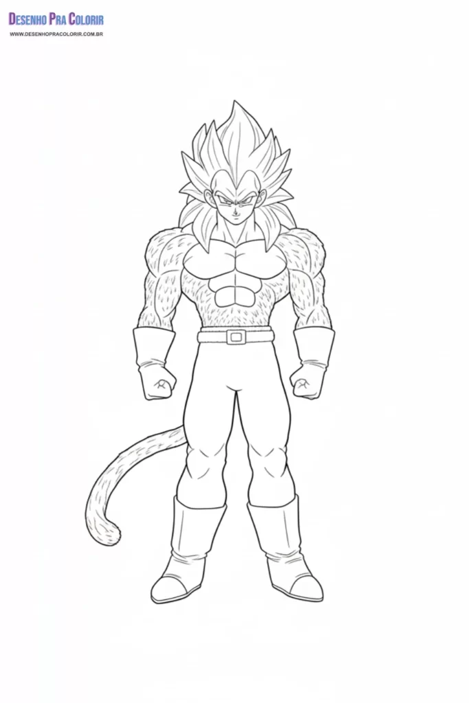 Vegeta Coloring Pages