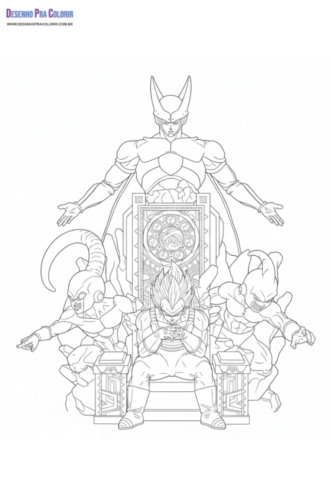 Vegeta Coloring Pages