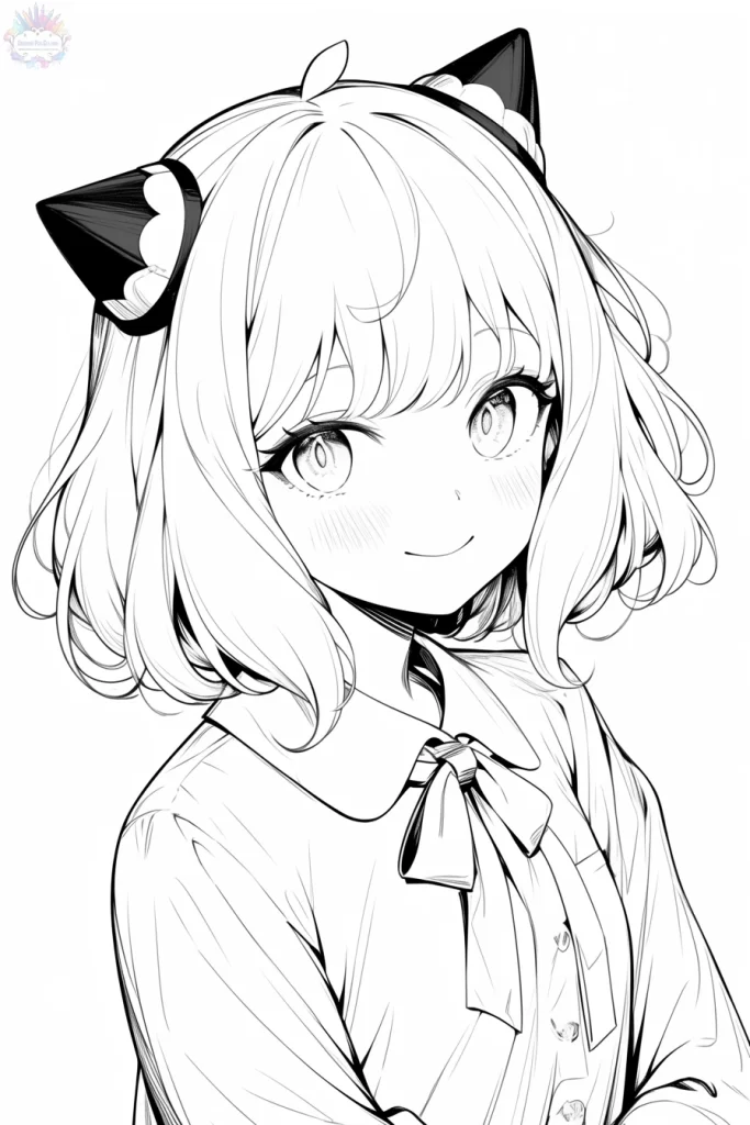 Anya Para Colorear